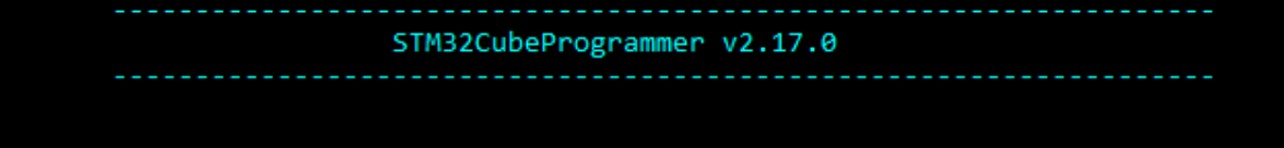 STM32_Programmer_CLI fails to flash - STMicroelectronics Community