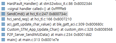 STM32WB55RG BLE HardFault error - STMicroelectronics Community
