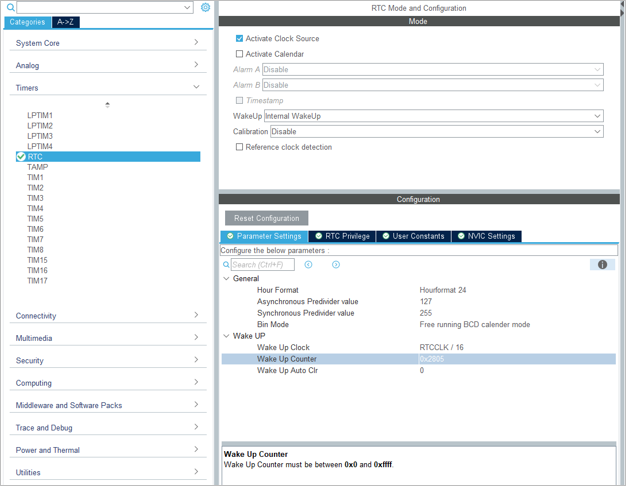 How To Use The Rtc In Stm32 Microcontrollers For P Stmicroelectronics Community