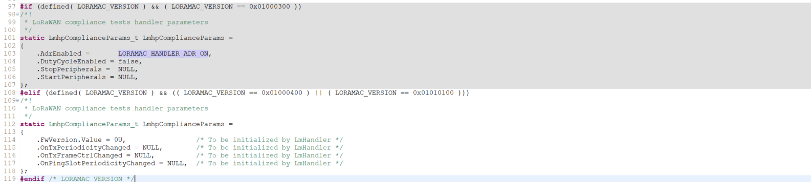 Stm32wle5jc Adaptive Data Rate Implementation Stmicroelectronics Community