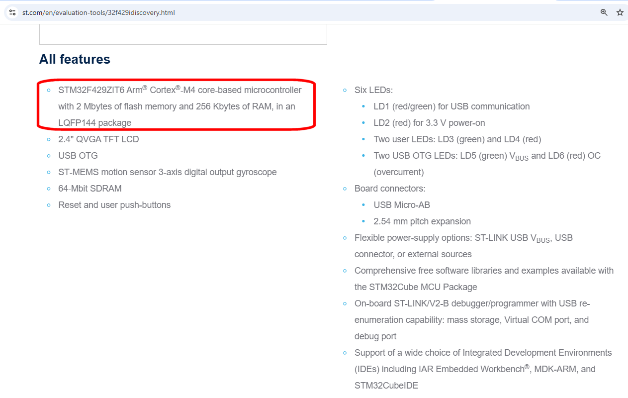 Solved: diffrence between stm32f29i-disc1 and stm32f429zi - STMicroelectronics Community