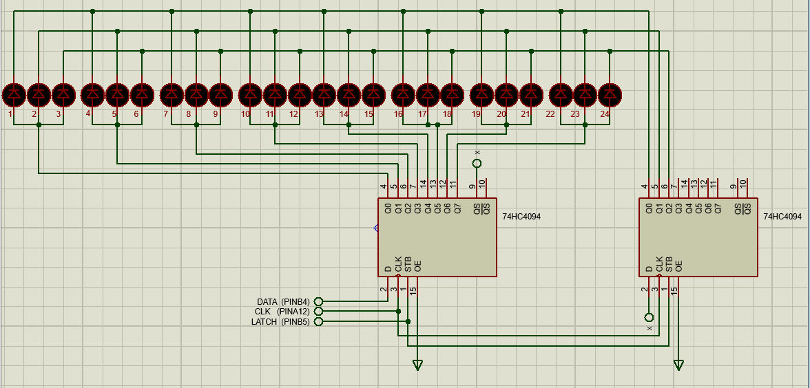 Control Algorithm For Led Shift Register Stmicroelectronics Community