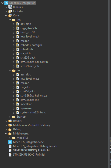 Porting Mbed Tls To The Stm32h5 Platform With Hard Stmicroelectronics Community