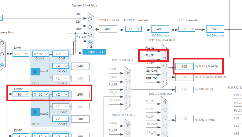 Solved Clock Configuration Setting On Stm32h750b Dk Post Stmicroelectronics Community 9666