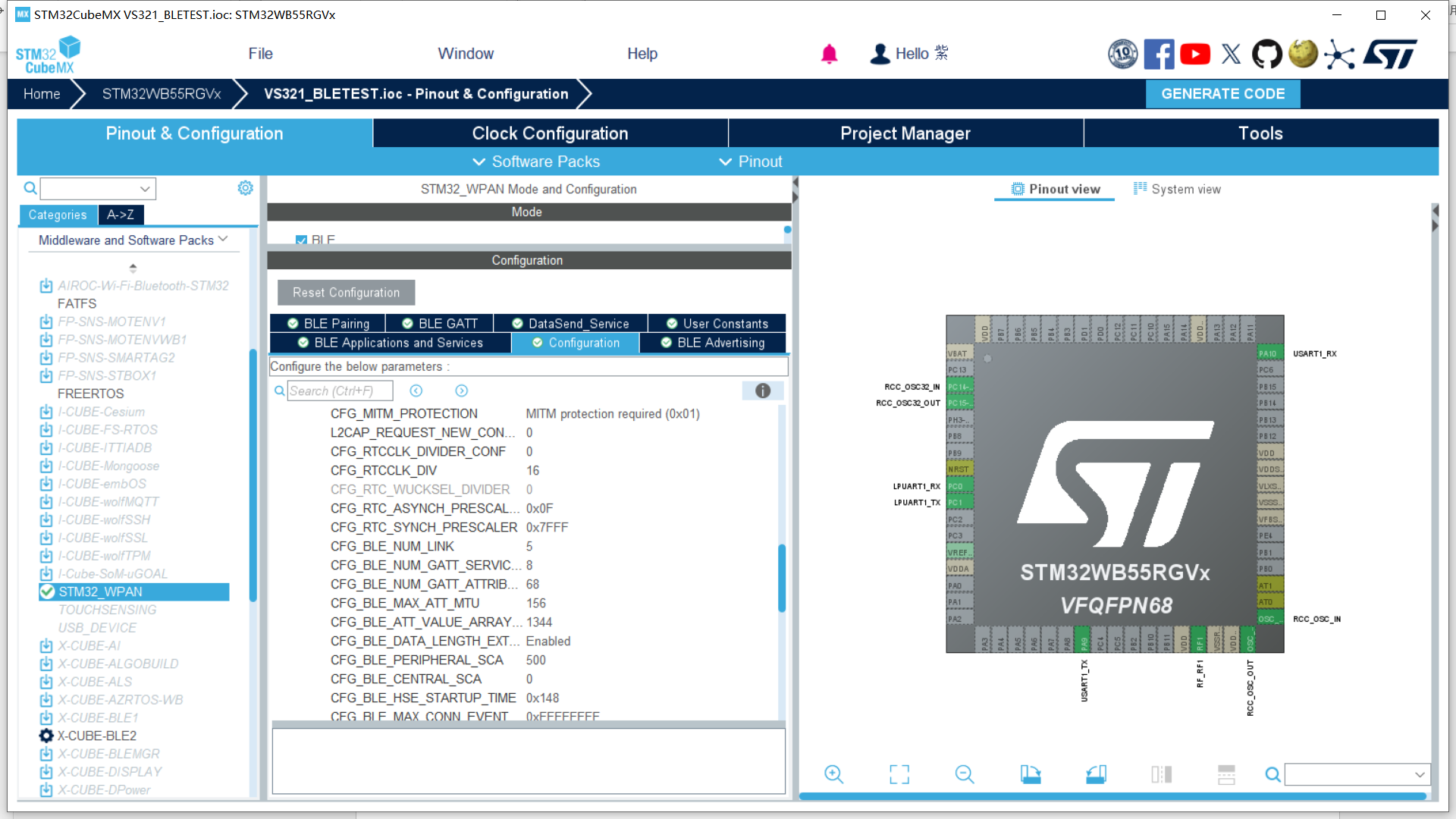 Solved: stm32wb55 p2prouter and service - STMicroelectronics Community