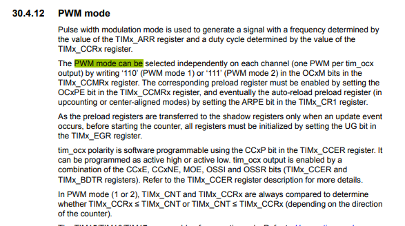 Pwm Duty Cycke Update Stmicroelectronics Community