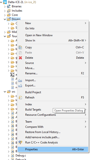 Suppress compiler warnings for library files - STMicroelectronics Community