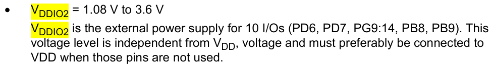 Solved: STM32H5 VDDIO2 - STMicroelectronics Community