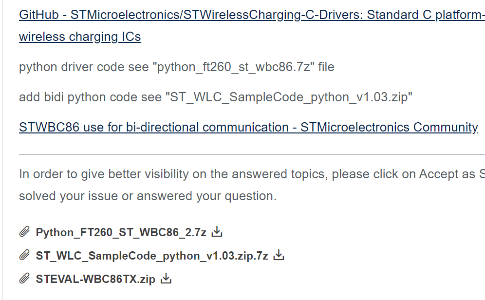 Solved: STEVAL-WLC38RX and STEVAL-WBC86TX Evaluation Board... - STMicroelectronics Community