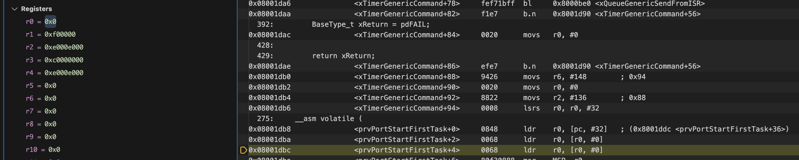 stm32f429zi freertos hardfault - STMicroelectronics Community