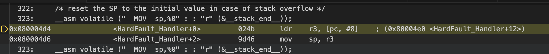 stm32f429zi freertos hardfault - STMicroelectronics Community