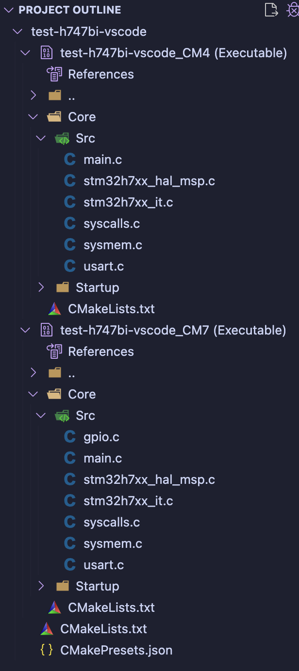 IntelliSense is not working in dual-core environme... - STMicroelectronics Community