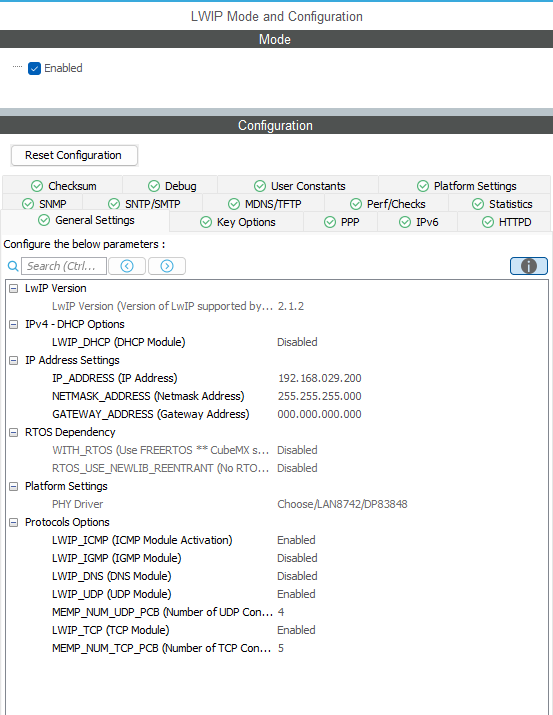 unable to setup a simple server in stm32f407 with ... unable to setup a simple server in stm32f407 with ...
