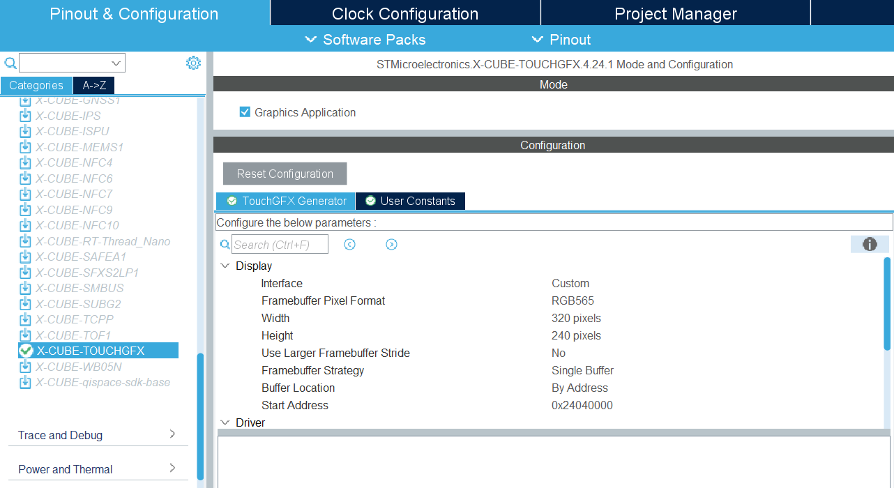 Solved: TouchGFX not running on STM32H563 with SPI LCD int... - STMicroelectronics Community