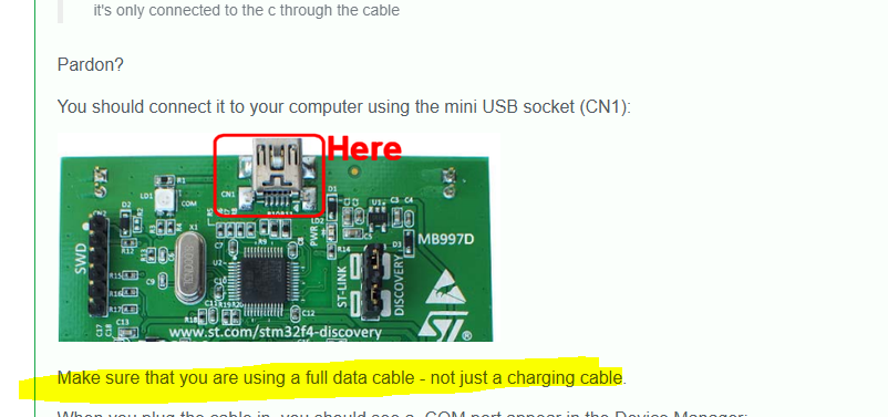 Solved: serial monitor not working - STMicroelectronics Community