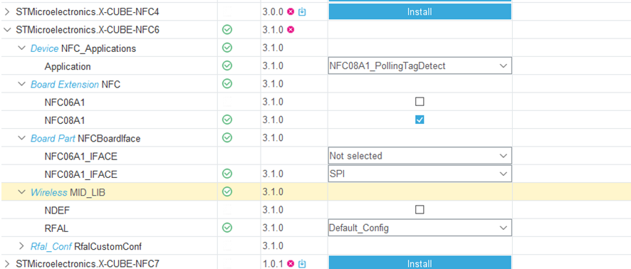Solved: Load nfc 25r3916 example project on kit eavualtion... - STMicroelectronics Community