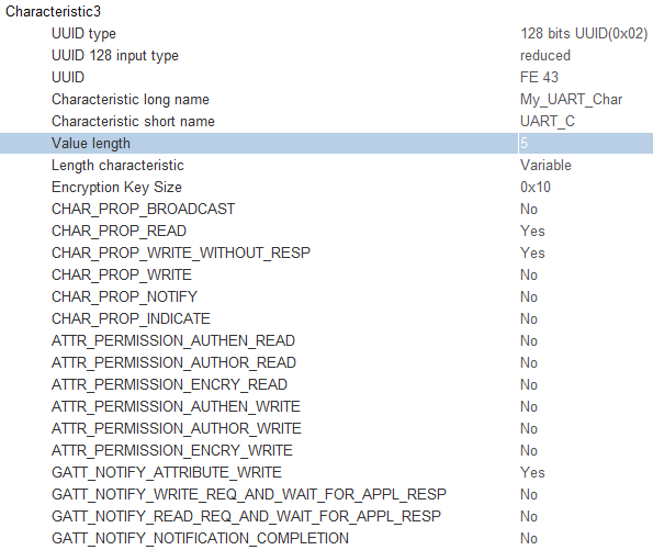 How to set BLE Characteristic value length - STMicroelectronics Community