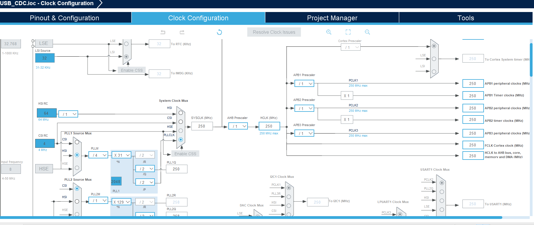 STM32H563ZI: implement USB CDC communication using... - STMicroelectronics Community