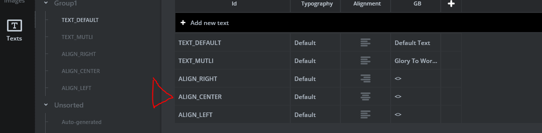 Solved: Text Area alignment change - STMicroelectronics Community