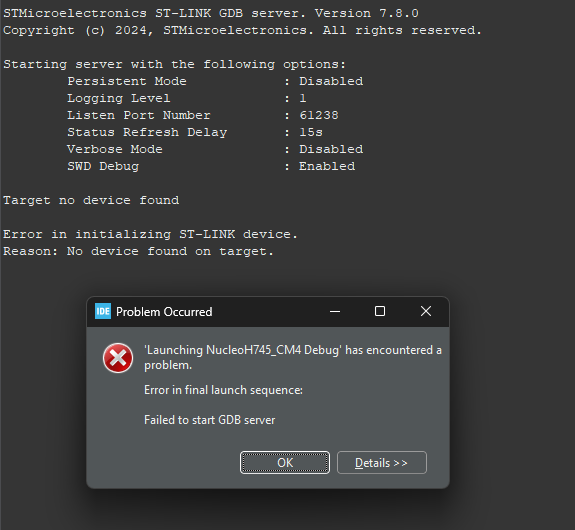 Solved: Boot Issue with CM4 - STM32H745ZIT6 - STMicroelectronics Community