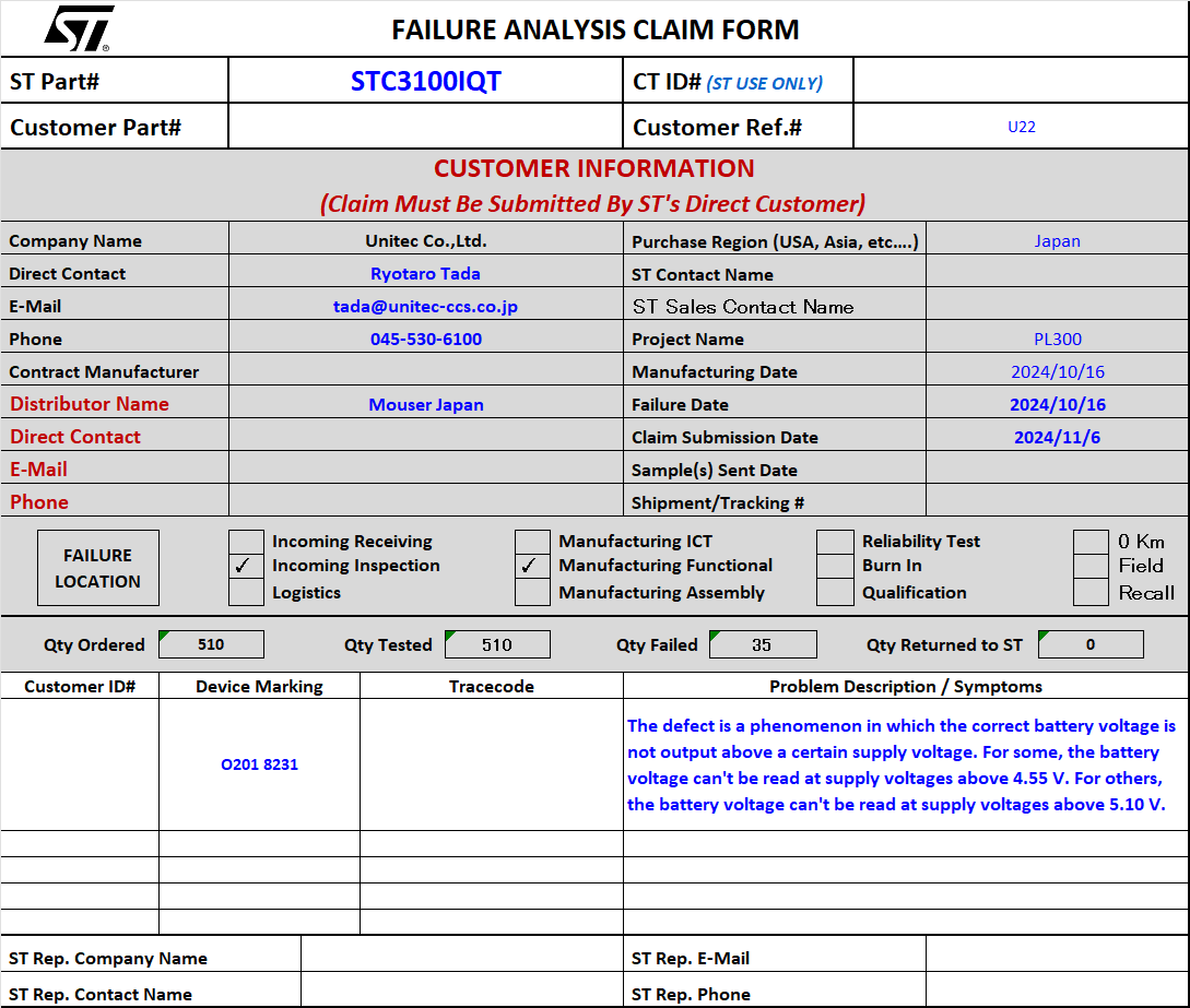 STC3100 Data sheet - STMicroelectronics Community