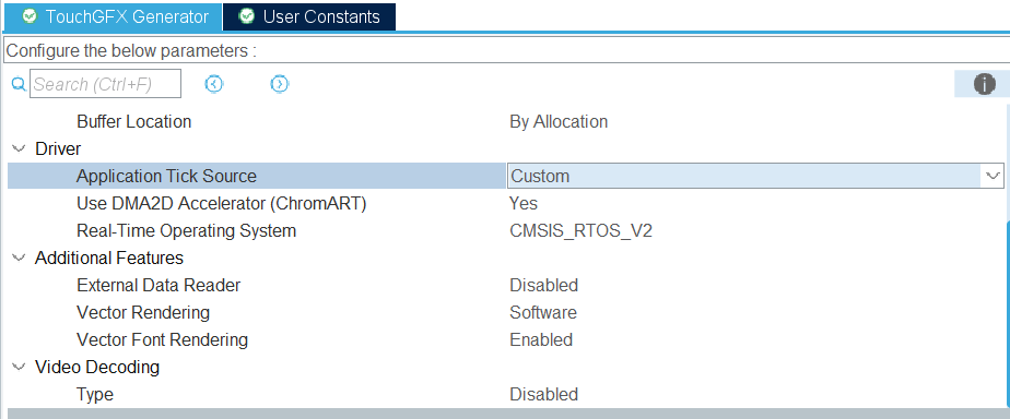 TouchGFX: How to provide HAL:Tick() to TouchGFX? - STMicroelectronics Community