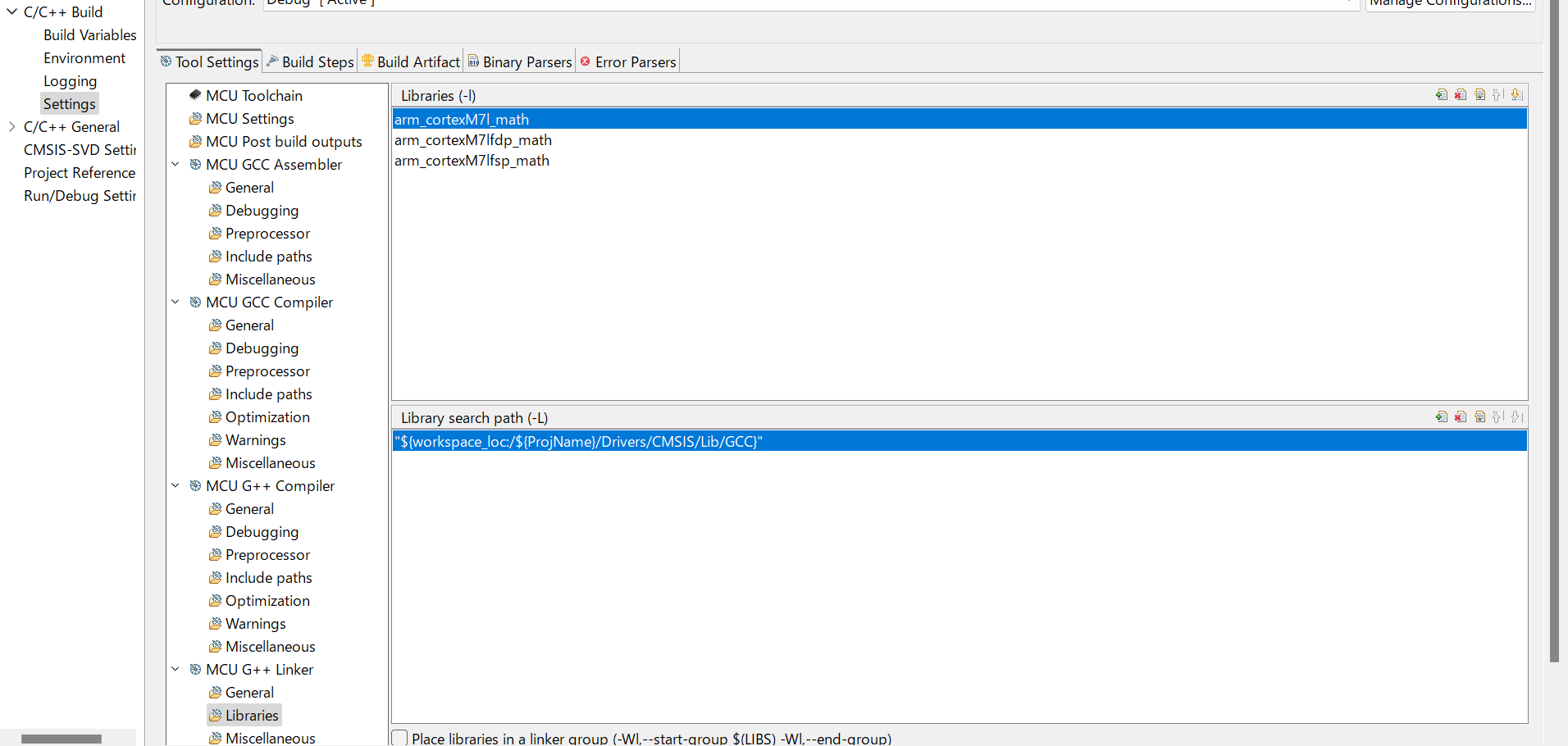 Solved: How to use CMSIS-DSP (arm_math.h) with stm32h742? - STMicroelectronics Community