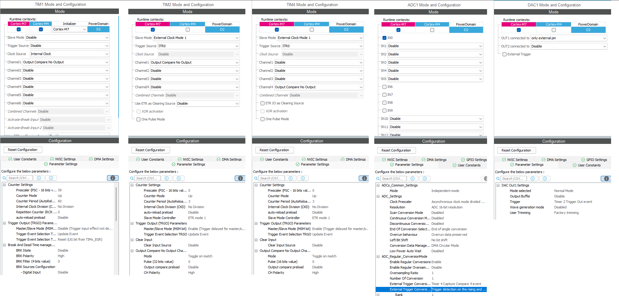 (Yet another) ADC/DAC synchronization question, ST ...