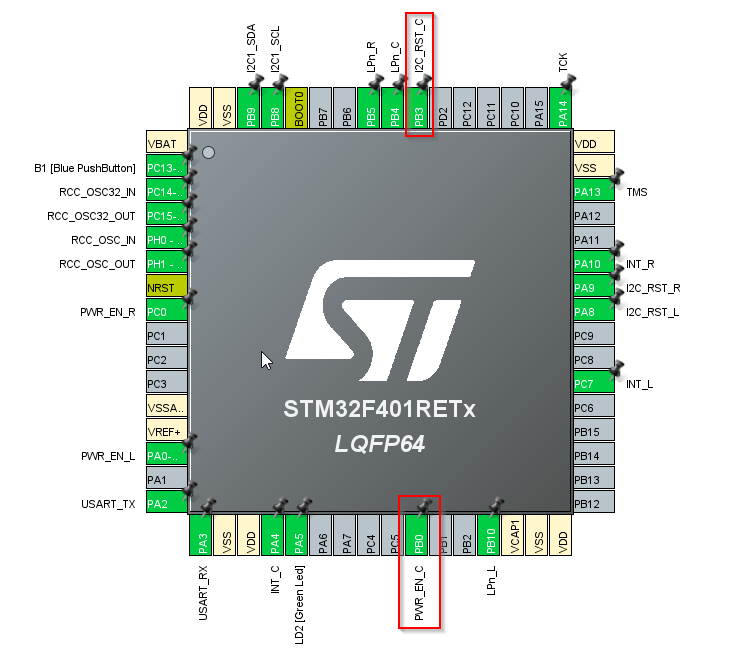 Stm X Nucleo 53l7a1 With Nucleo F401re Does Not Wo Stmicroelectronics Community 