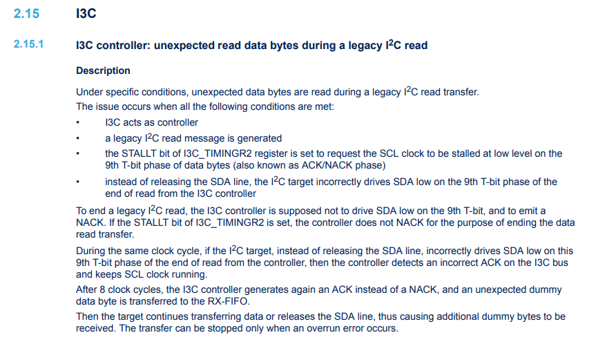 Solved: I3C HAL_I3C_Ctrl_MultipleTransfer_IT read/write da ...
