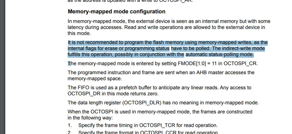 Solved: Not working STM32U585 QUADSPI interface with exter... - STMicroelectronics Community