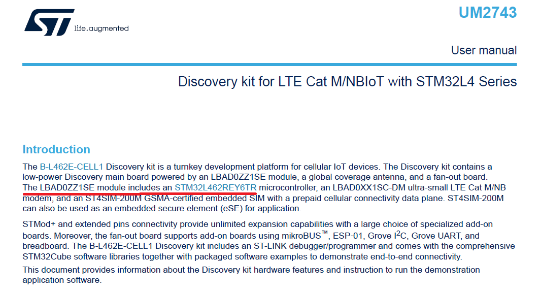 Solved: Blinky project for B-L462E-CELL1 - STMicroelectronics Community