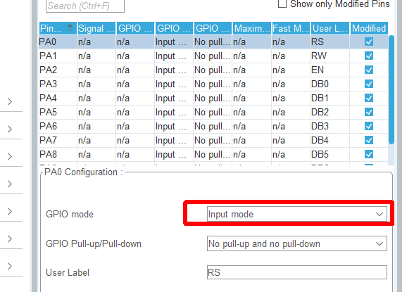 Solved 8 Bit Lcd Interfacing Stmicroelectronics Community