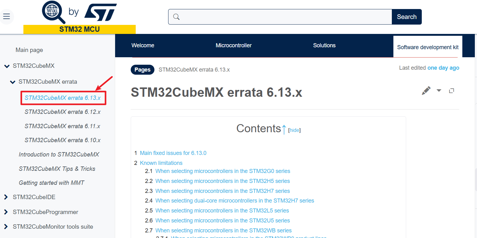STM32CubeMX 6.13.0 released - STMicroelectronics Community