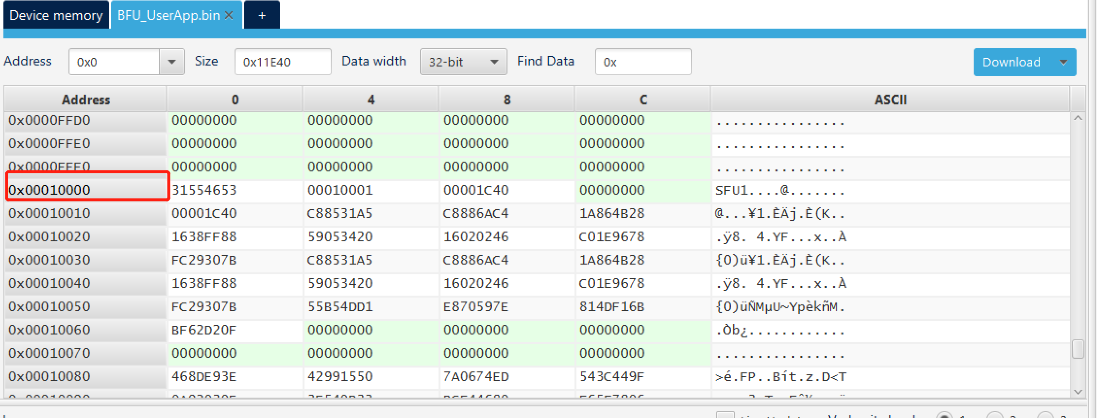 Solved 1imagebfu Project Run Exception When Sfudebugm Stmicroelectronics Community 6409