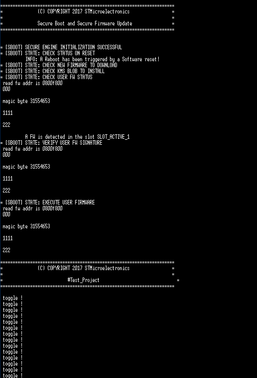 Solved 1imagebfu Project Run Exception When Sfudebugm Stmicroelectronics Community 