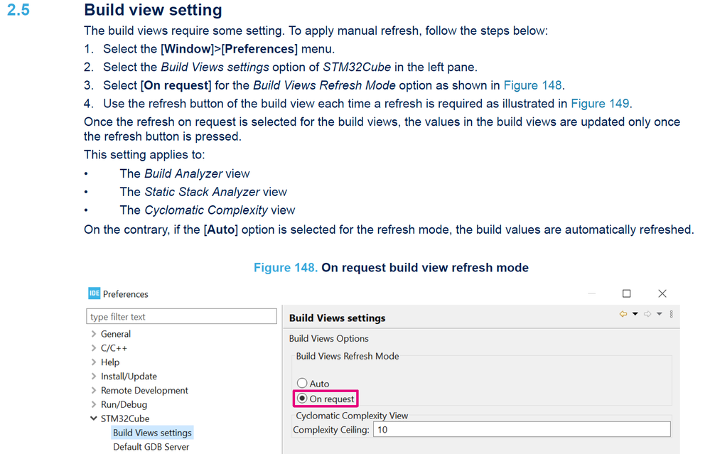 Solved: Build Analyzer is Empty - STMicroelectronics Community