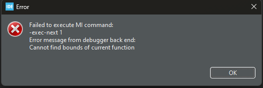 Solved: Debug and Terminate Problem - STMicroelectronics Community