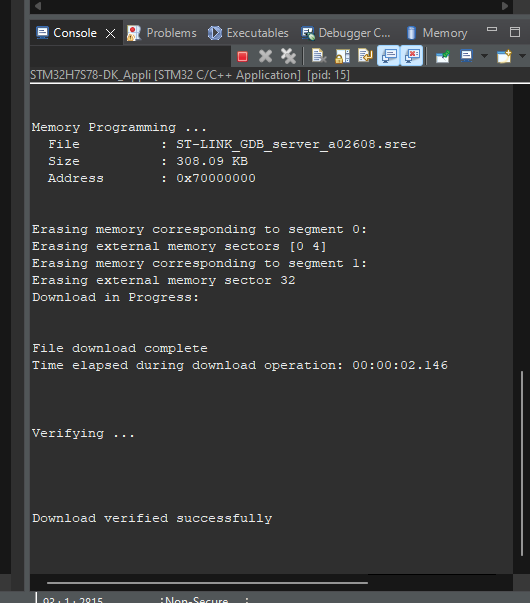Solved: Debug and Terminate Problem - STMicroelectronics Community