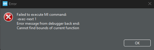 Solved: Debug and Terminate Problem - STMicroelectronics Community