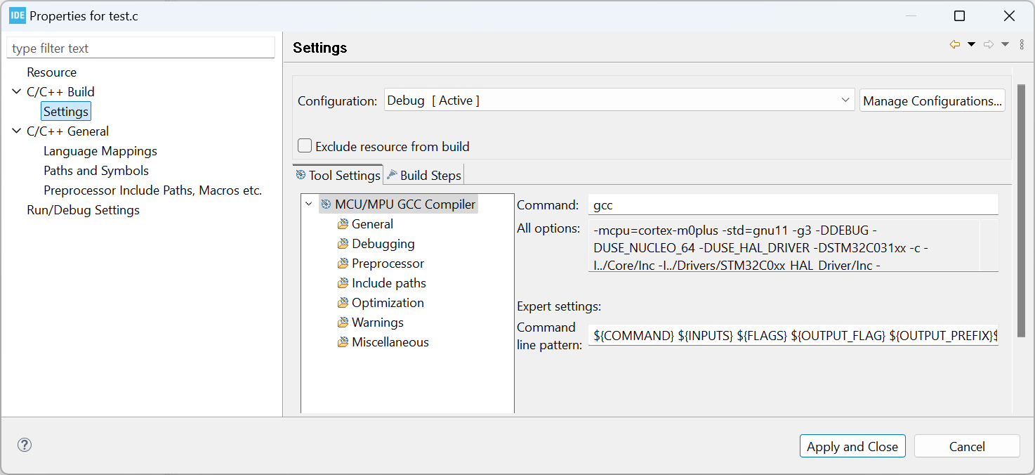 How To Tell Cubeide To Compile Specific C Files Stmicroelectronics Community 2836