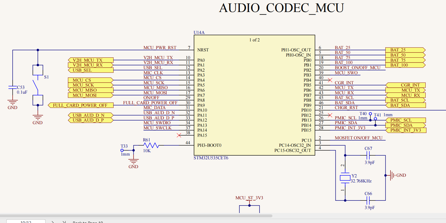 MP34DT06JTR mic is not working my custom board - STMicroelectronics ...