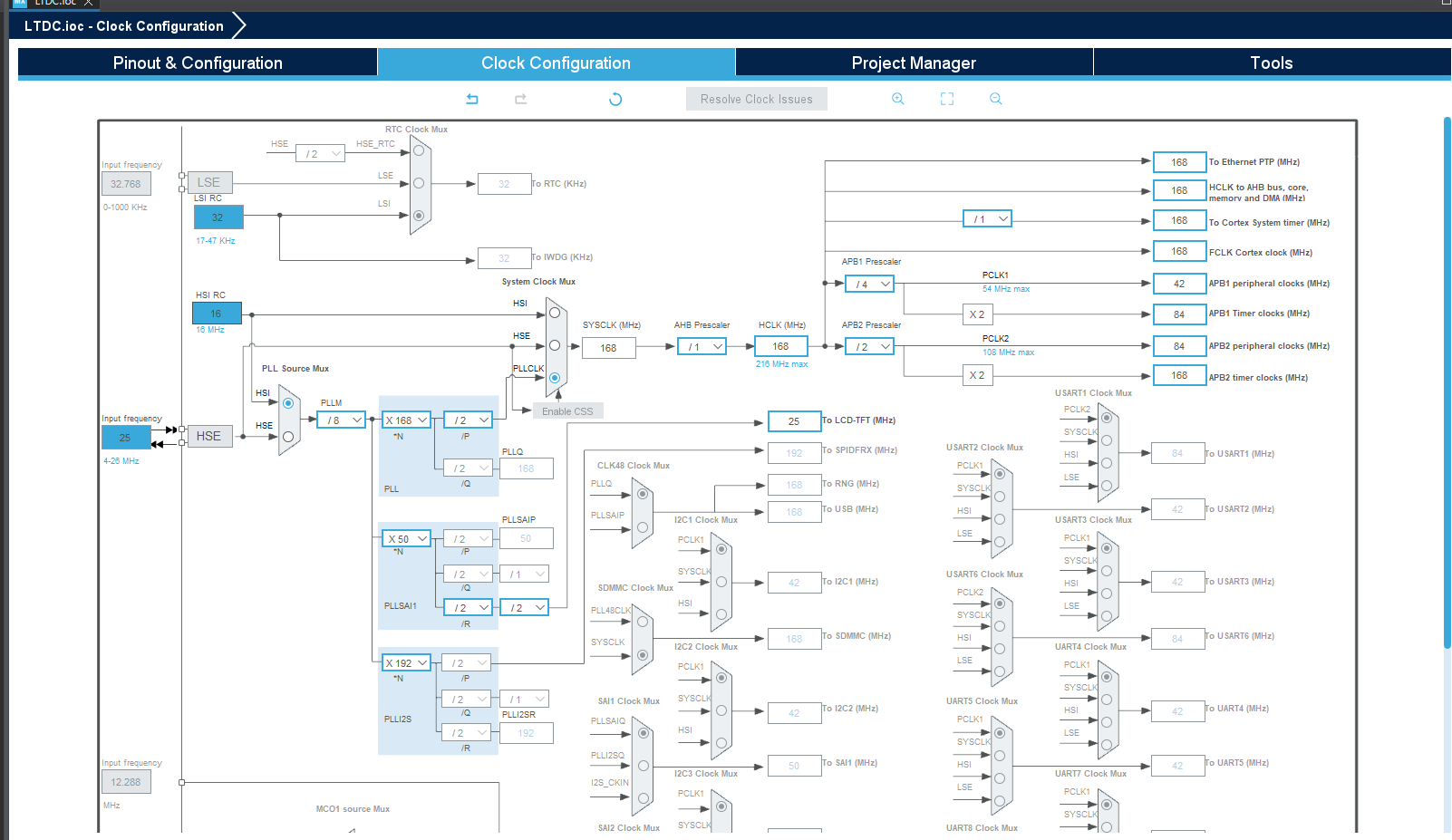 Solved Ltdc Initialization On Stm32f7508 Dk Board Stmicroelectronics Community