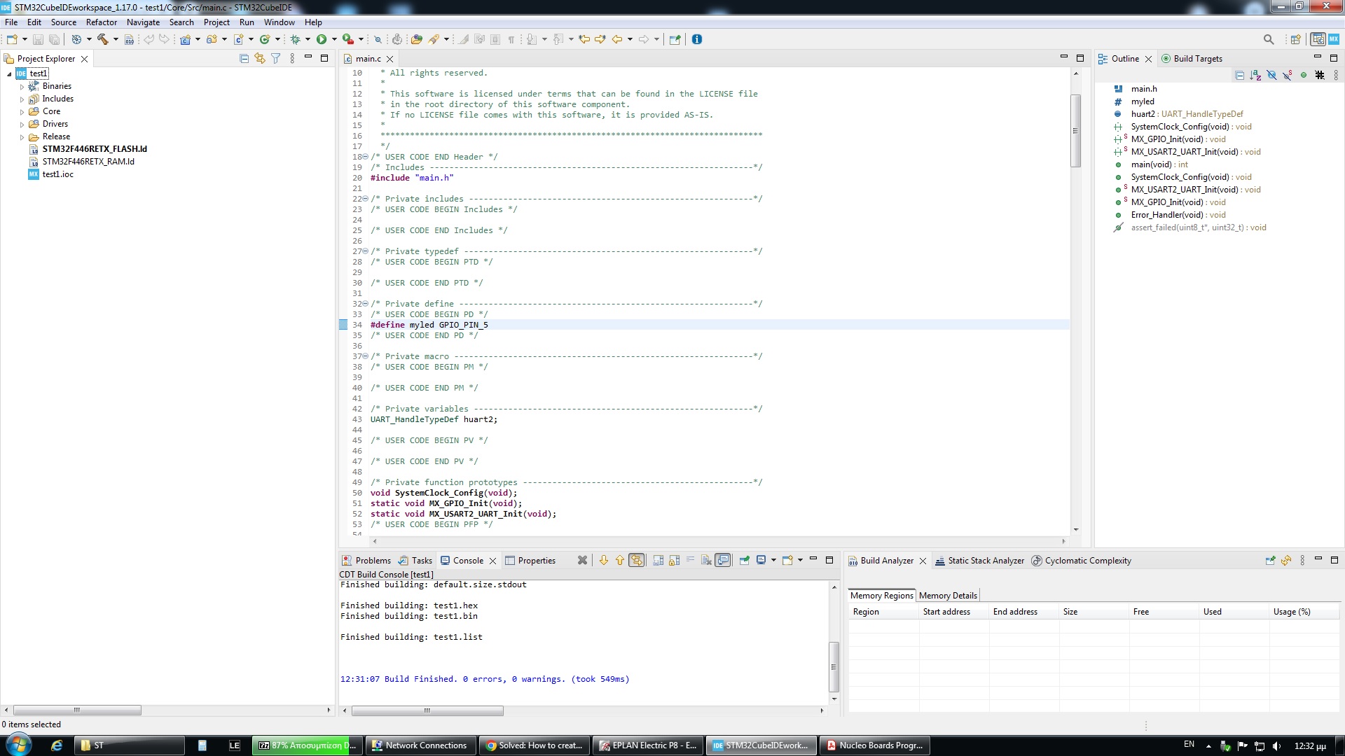 Solved: How to create HEX or BIN file for separate flashin... - STMicroelectronics Community