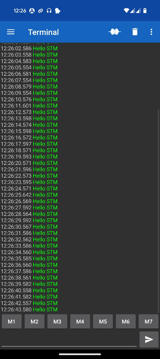 Send A String To A Generic Ble Android App From St Stmicroelectronics Community