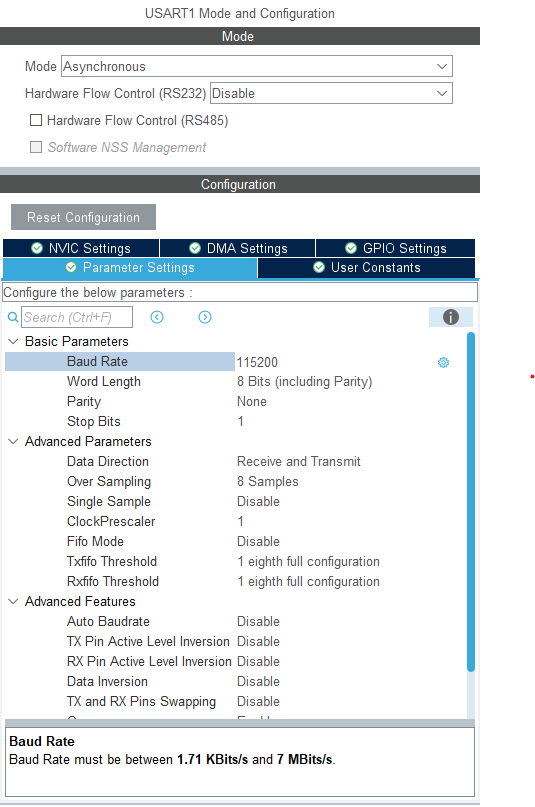 Maximum Usart Baud Rate On Stm32u0 Stmicroelectronics Community