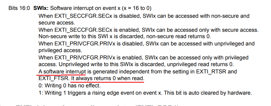 Problem With Software Interrupt On Stm32h563 Stmicroelectronics Community