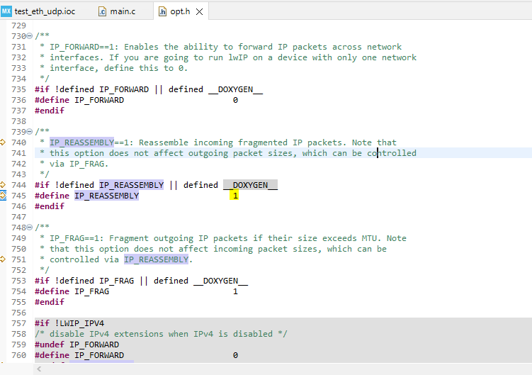 UDP MTU Fragmentation on a STM32 - STMicroelectronics Community
