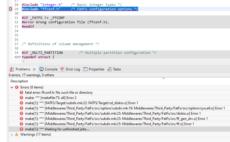 How to configure correctly path and symbols - STMicroelectronics Community