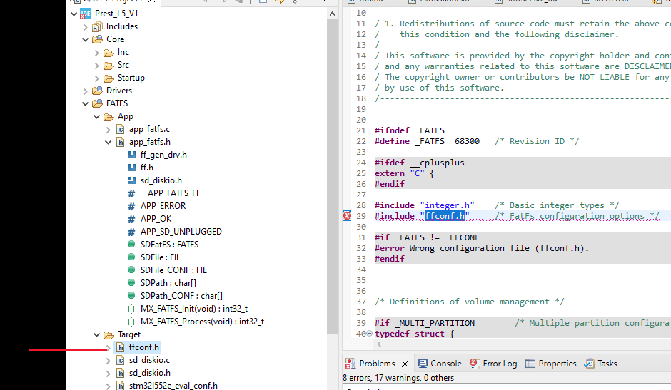 How to configure correctly path and symbols - STMicroelectronics Community